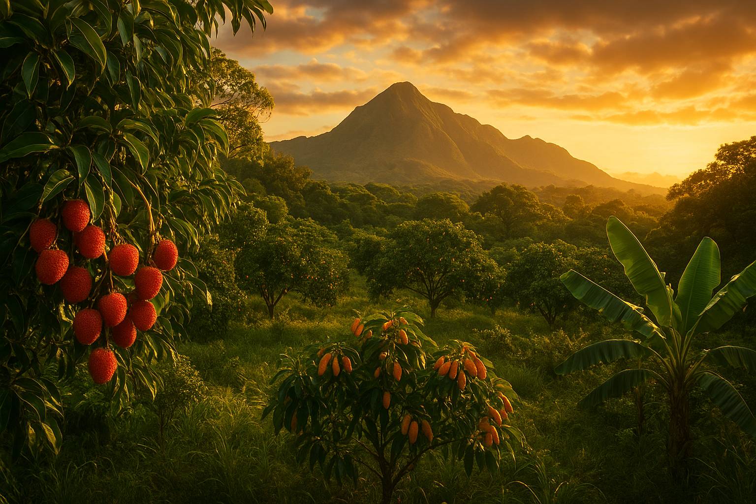 Du letchi au tamarin : voyage au cœur des variétés réunionnaises - RandoFruits
